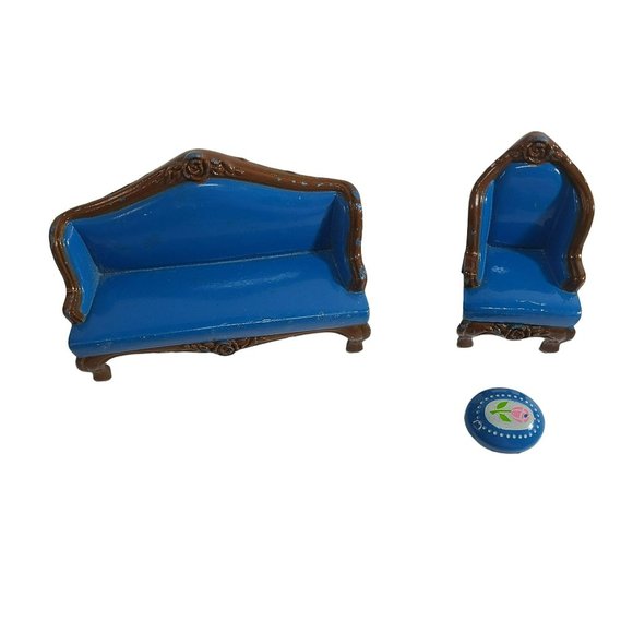 Mattel | Toys | Vintage Mattel The Littles Dollhouse Furniture Chairs ...